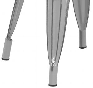 Lancaster Table & Seating Alloy Series Distressed Silver Outdoor Arm Chair