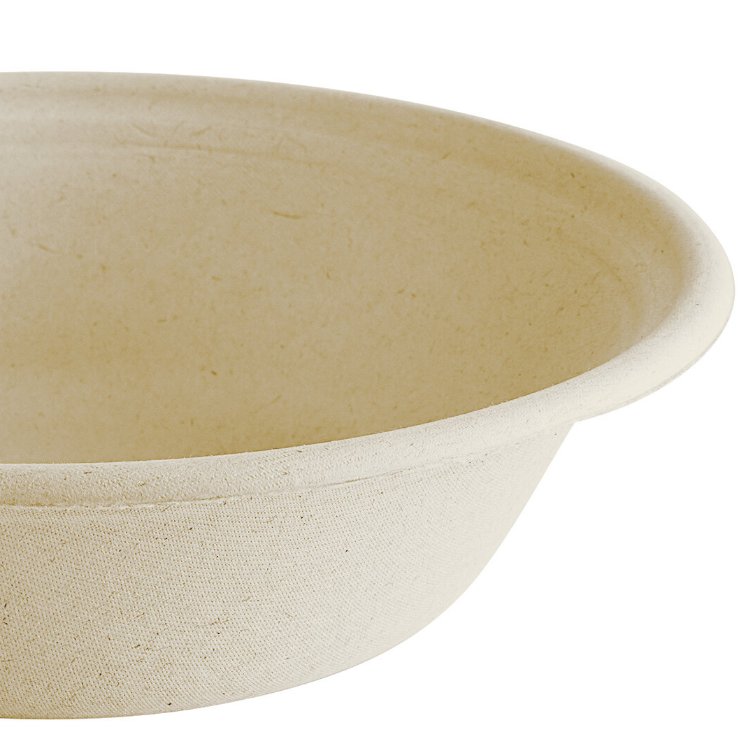 Tellus Products 24 oz. Compostable Fiber Bowl - 300/Case