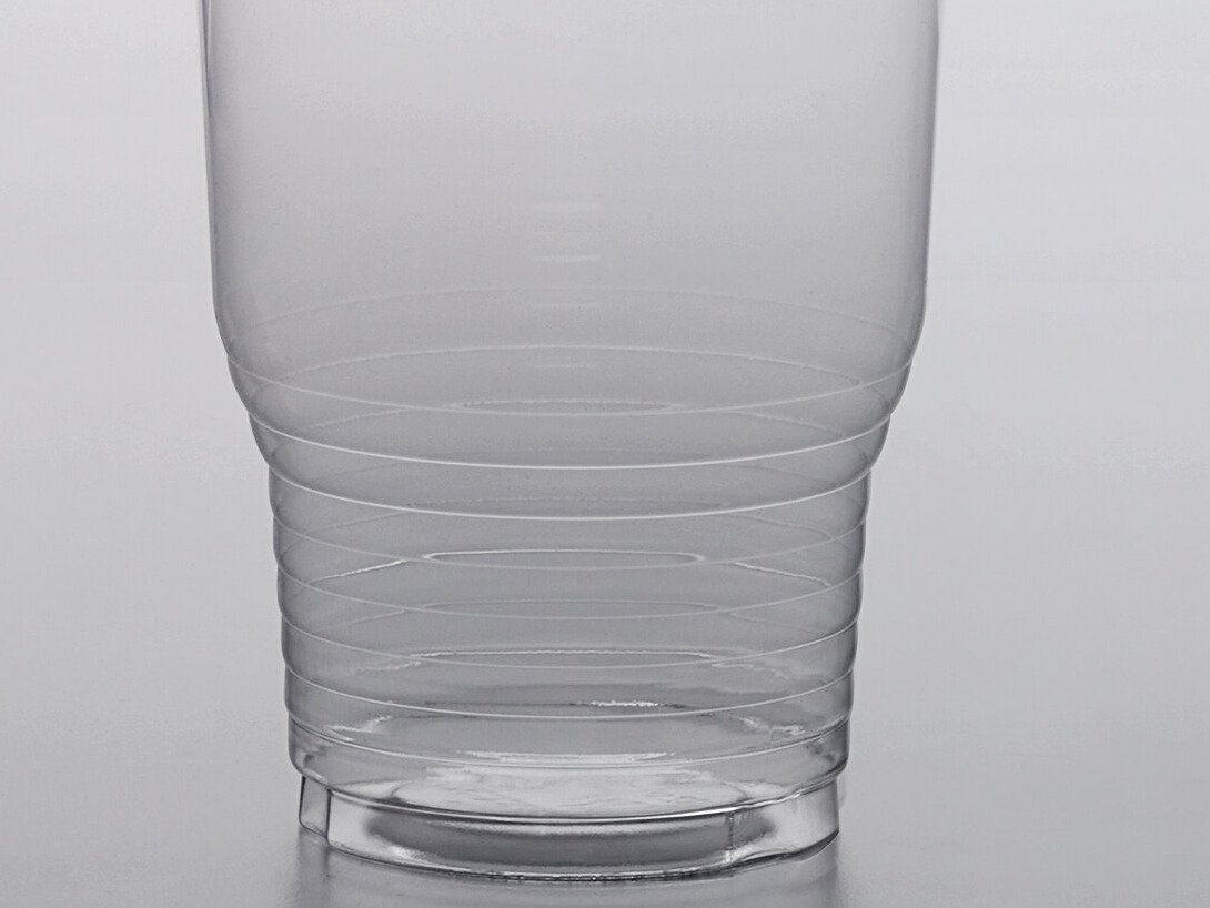 Choice Heavy Duty 32 oz. Pedestal Heavy Weight Clear PET Plastic Cold ...