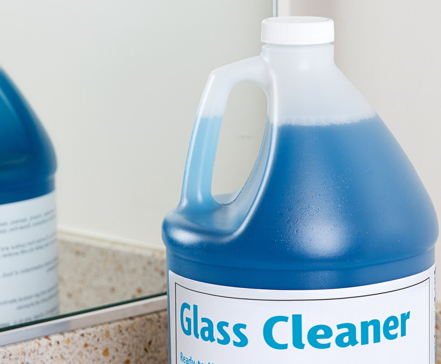 Advantage Chemicals 1 gallon / 128 oz. Ready-to-Use Glass Cleaner - 4/Case