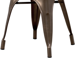 Lancaster Table & Seating Alloy Series Copper Indoor Arm Chair with ...