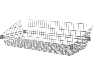 Regency 18" x 36" NSF Chrome Storage Display Basket