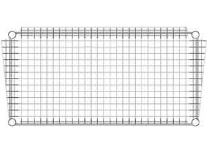 Regency 18" x 36" NSF Chrome Storage Display Basket