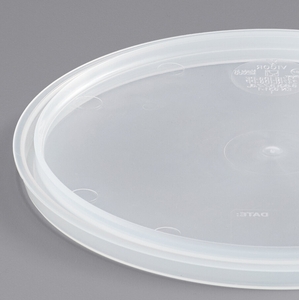 Vigor 6 and 8 Qt. Translucent Round Polypropylene Food Storage ...