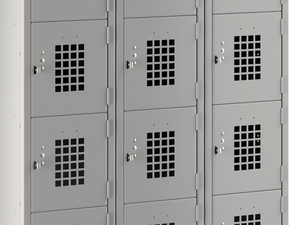 Regency Space Solutions Beige 6 Tier Locker with 40 Compartments and ...