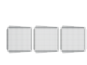 Regency 24" x 36" NSF Chrome 4 Post Basket Kit with 64" Posts and Casters