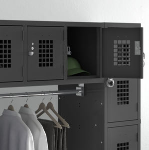 Regency Space Solutions Black 45" x 18" Wall Mount Locker - Assembled