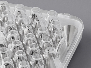 Choice 52-Piece Stainless Steel Piping Tip Decorating Set