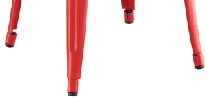 Lancaster Table & Seating Alloy Series Ruby Red Outdoor Backless ...