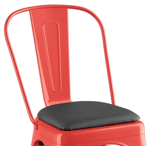 Lancaster Table & Seating Alloy Series Ruby Red Indoor Cafe Chair with ...