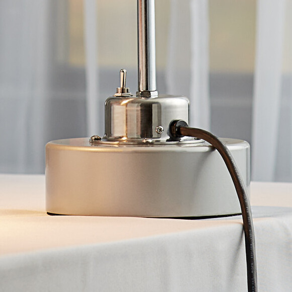 Avantco HL39SSB 39" Stainless Steel Single Arm Flexible Heat Lamp with ...