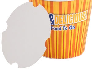 Choice 170 oz. Hot Food Bucket with Lid - 120/Case