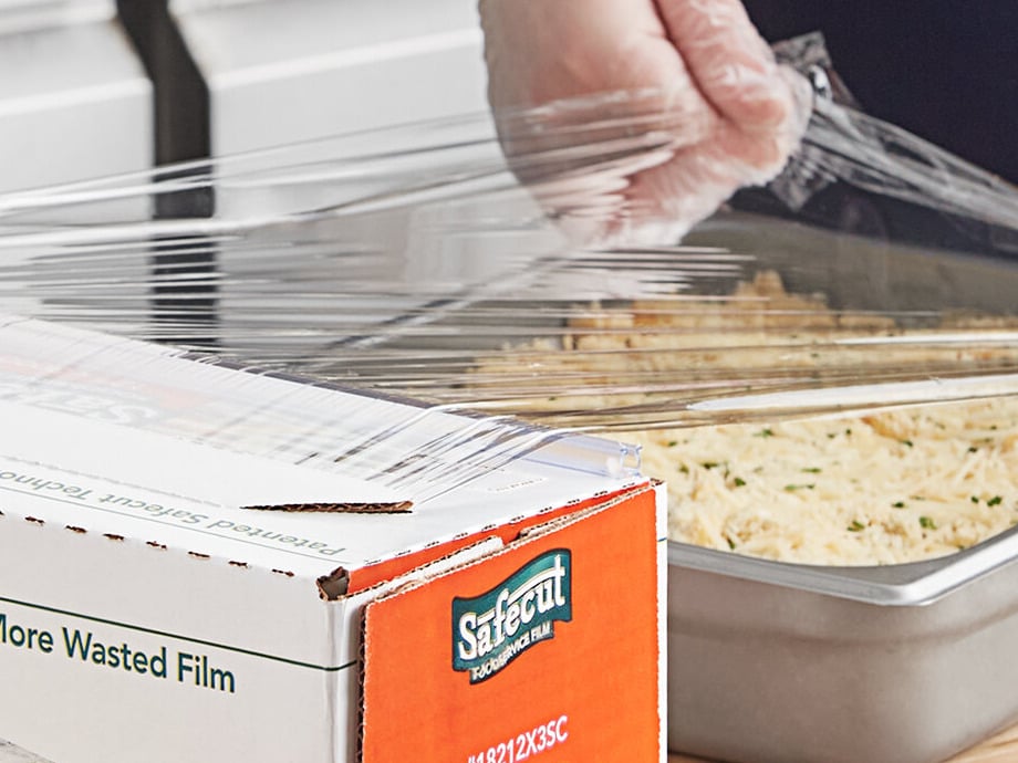 Choice Safecut 12" x 3000' Premium Foodservice Film with Slide Cutter