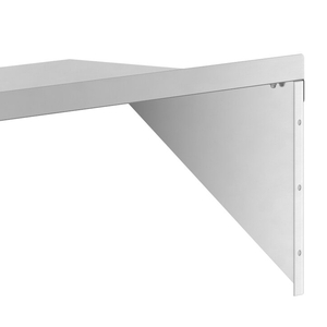 Regency 18" x 48" 18 Gauge Stainless Steel Solid Wall Shelf