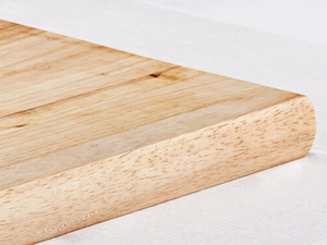 Choice 30" x 18" x 1 3/4" Wood Cutting Board with Rounded Edges