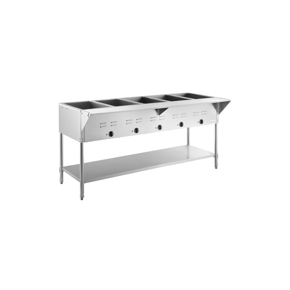Scratch and Dent Avantco STE-5S Five Pan Open Well Electric Steam Table ...
