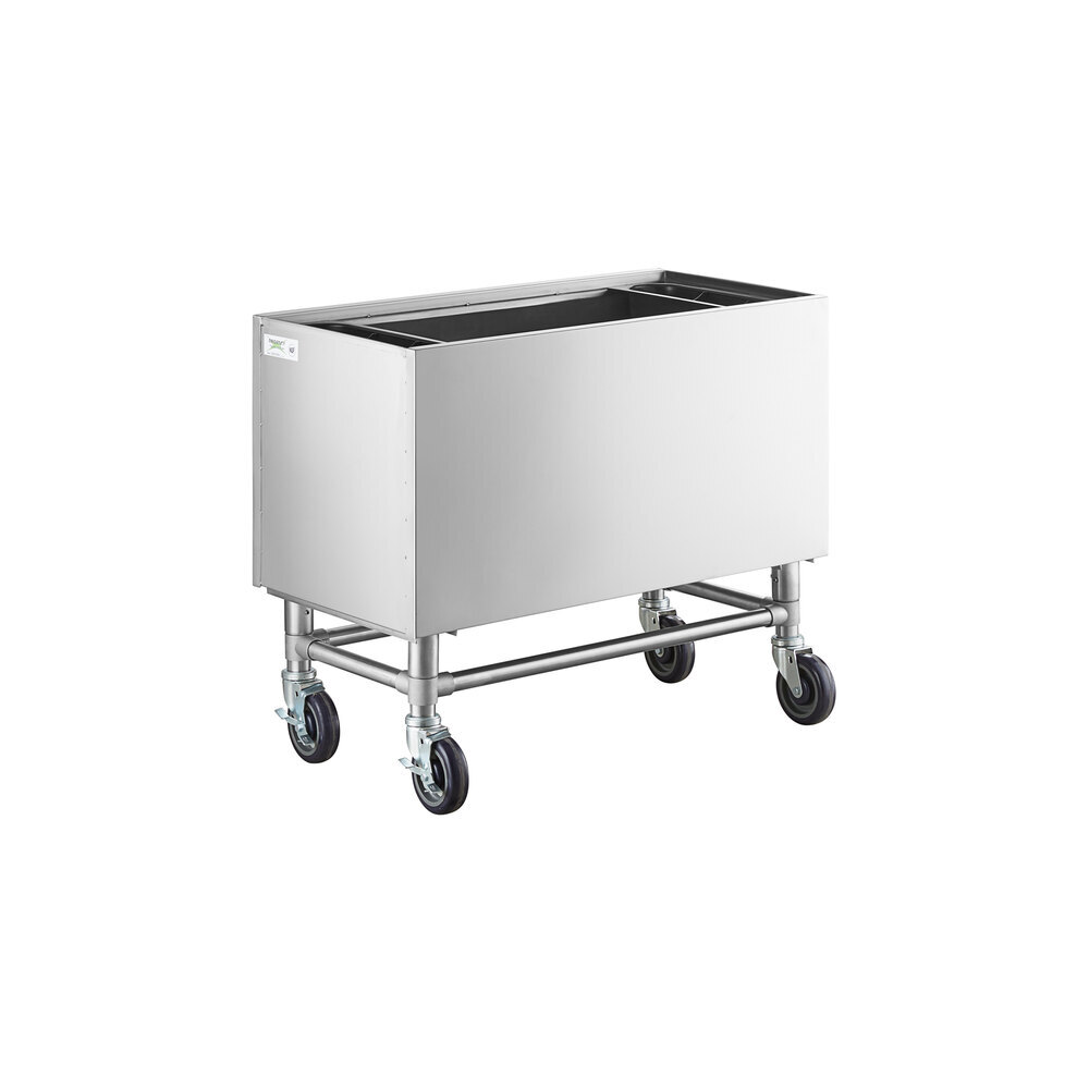Scratch and Dent Regency 36" x 18" Stainless Steel Portable Ice Bin