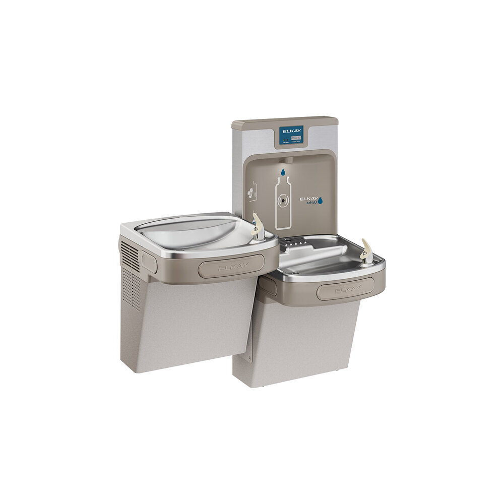 Scratch and Dent Zurn Elkay LZSTL8WSLK ezH20 8 GPH Light Gray Hands ...
