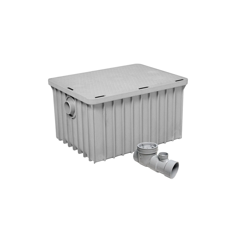 Scratch and Dent Endura 3950A04 100 lb. 50 GPM Grease Trap with 4" Hub