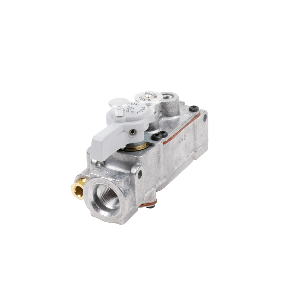 Manifold Gas Valve; Natural Gas / Liquid Propane; 3/8" Gas In / Out; 1/ ...