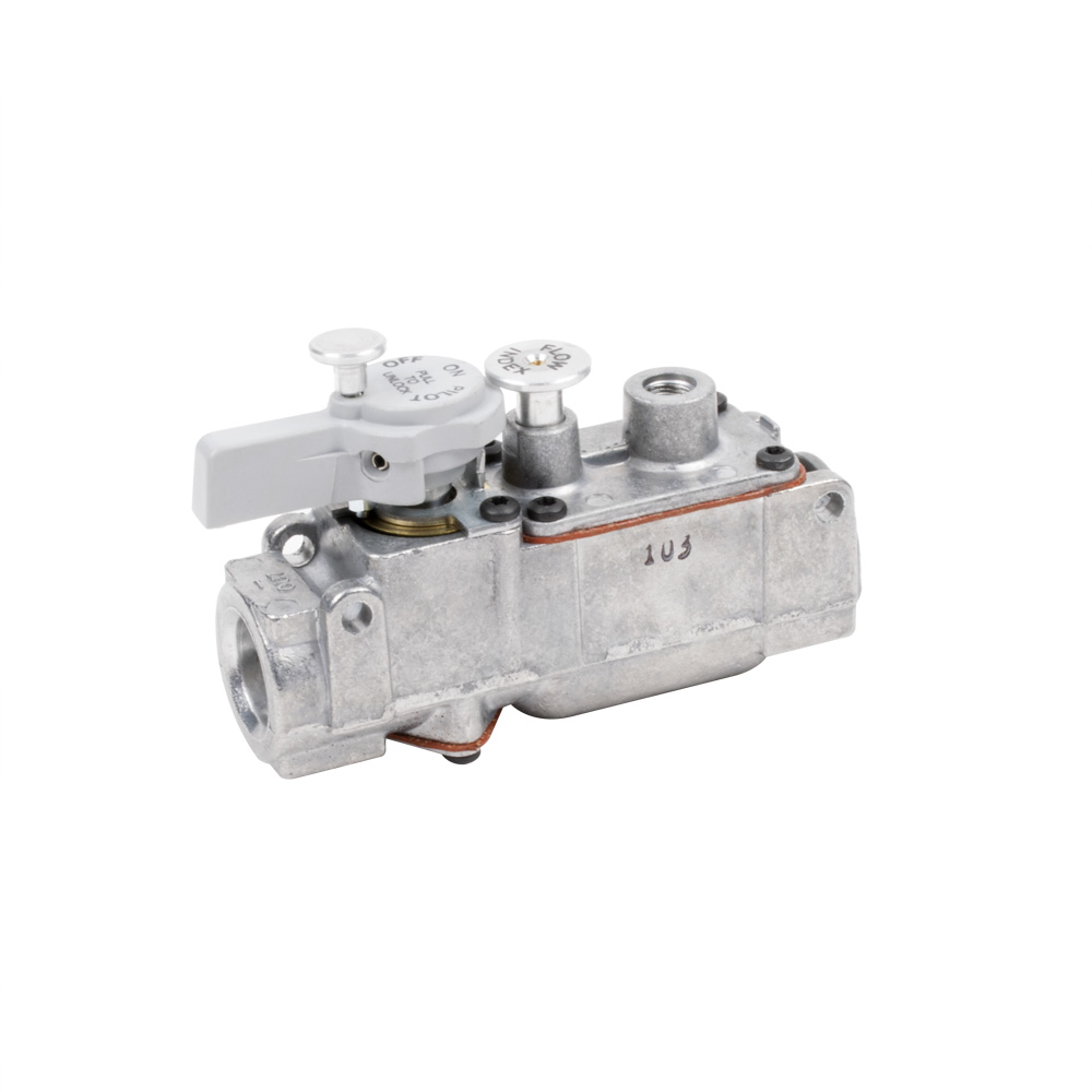 Manifold Gas Valve; Natural Gas / Liquid Propane; 3/8" Gas In / Out; 1/ ...