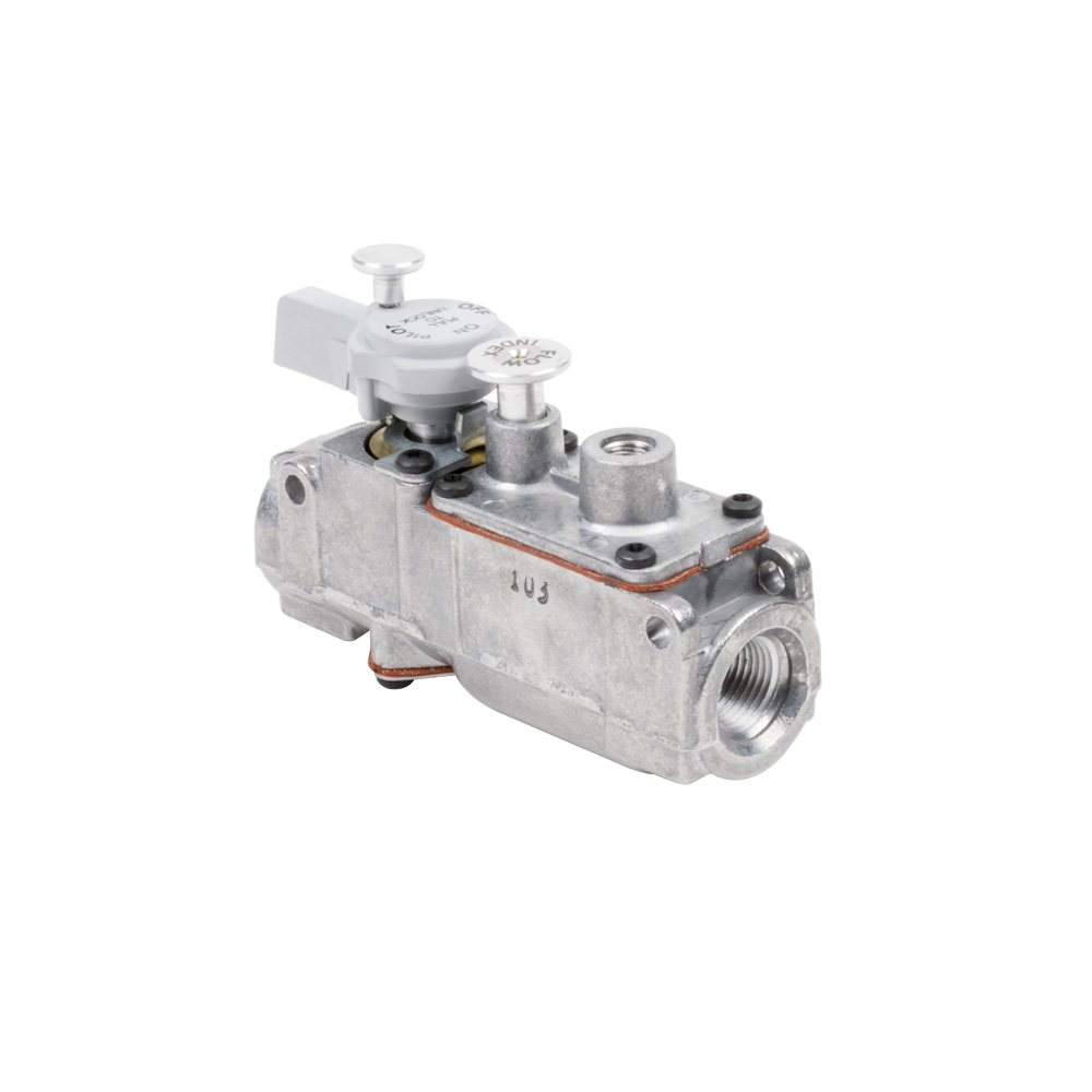 Manifold Gas Valve; Natural Gas / Liquid Propane; 3/8" Gas In / Out; 1/ ...