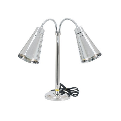 Hanson Heat Lamps DLM/900/ST Two Lamp Stainless Steel Freestanding Heat ...