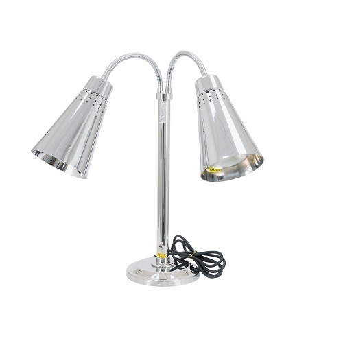 Hanson Heat Lamps DLM/900/ST Two Lamp Stainless Steel Freestanding Heat ...