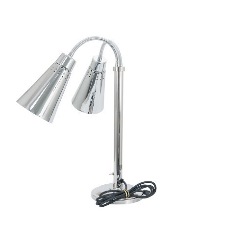 Hanson Heat Lamps DLM/900/ST Two Lamp Stainless Steel Freestanding Heat ...