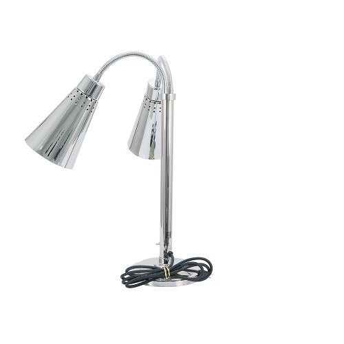 Hanson Heat Lamps DLM/900/ST Two Lamp Stainless Steel Freestanding Heat ...