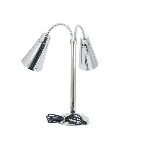 Hanson Heat Lamps DLM/900/ST Two Lamp Stainless Steel Freestanding Heat ...