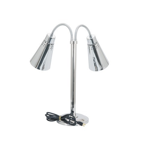 Hanson Heat Lamps DLM/900/ST Two Lamp Stainless Steel Freestanding Heat ...