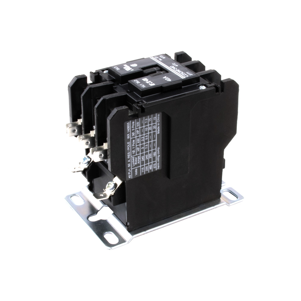 Replacement Non-Reversing Contactor - 40A/24V, 3 Pole