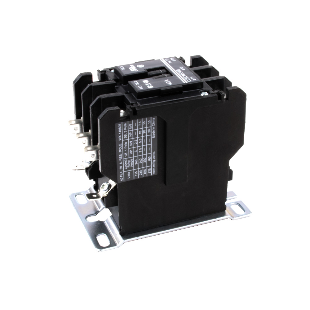 Replacement Non-Reversing Contactor - 40A/24V, 3 Pole