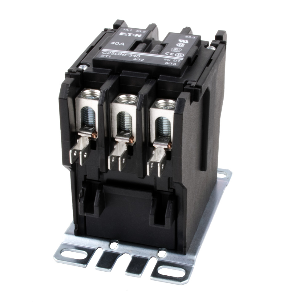 Replacement Non-Reversing Contactor - 40A, 110/120V, 3 Pole