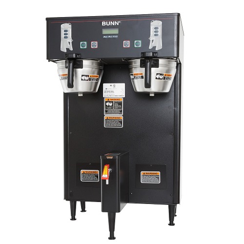 Bunn 34600.0005 BrewWISE Black Dual ThermoFresh DBC Brewer - 120/208V