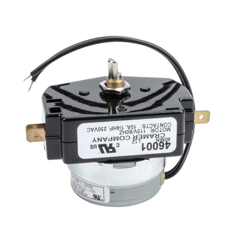 Motor Driven 60 Minute Timer for Steamers; 120V