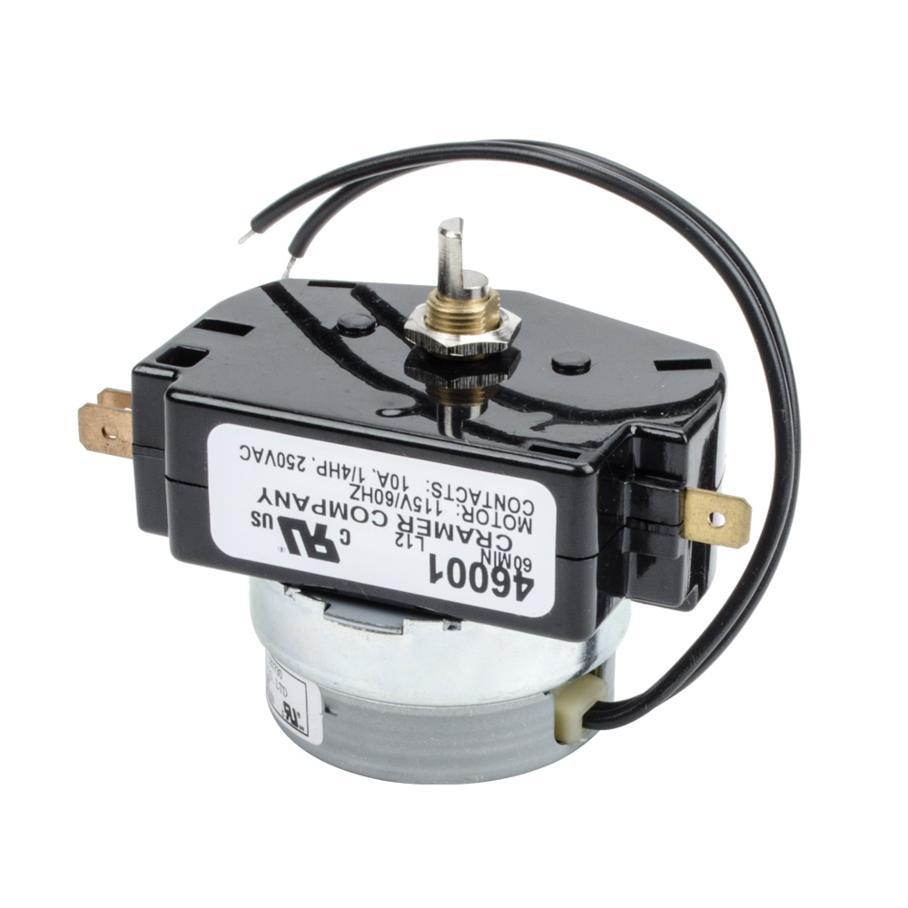 Motor Driven 60 Minute Timer for Steamers; 120V