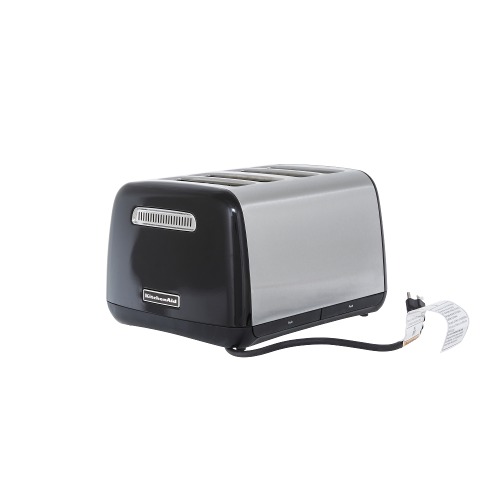 KitchenAid KMT4115OB Onyx Black Four Slice Toaster with Manual Lift