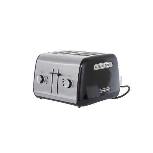 KitchenAid KMT4115OB Onyx Black Four Slice Toaster with Manual Lift