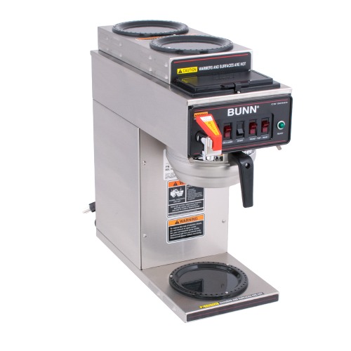 Bunn 12950.0217 CWTF15-3 Automatic 12 Cup Coffee Brewer with 2 Upper ...