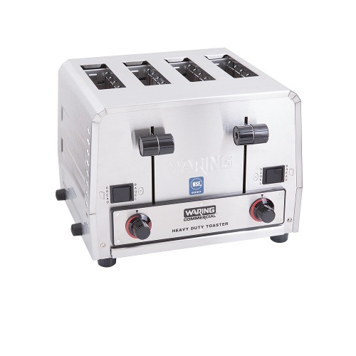 Waring WCT850RC Heavy Duty Switchable Bread and Bagel 4-Slice ...