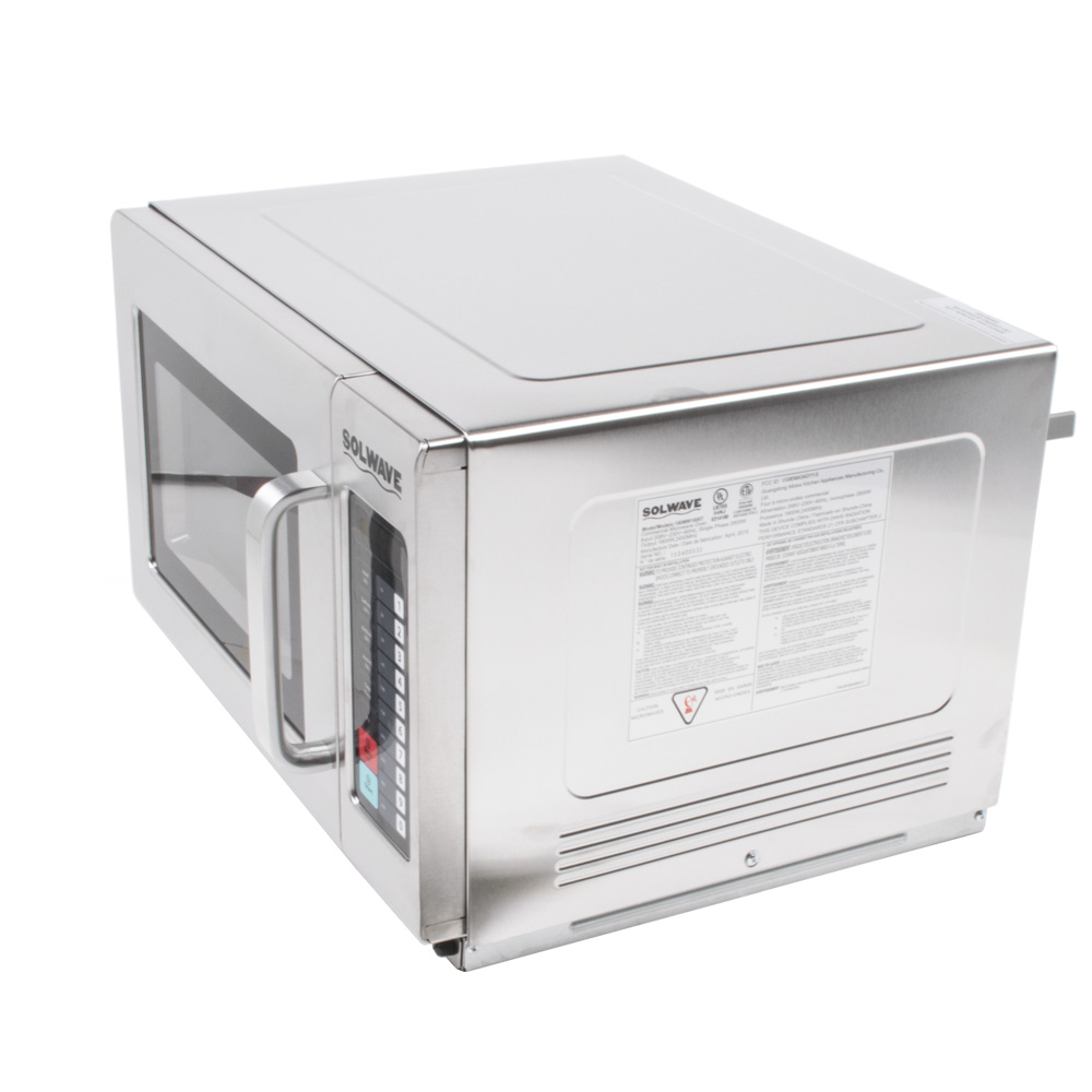 Solwave 1800W Stackable Commercial Microwave with Large 1.2 cu. ft ...