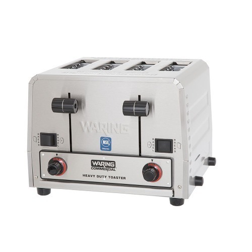 Waring WCT855 Heavy Duty Switchable Bread and Bagel 4-Slice Commercial ...