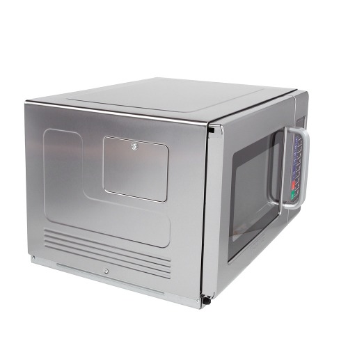 Waring WMO120 Stainless Steel Commercial Microwave with Push Button ...