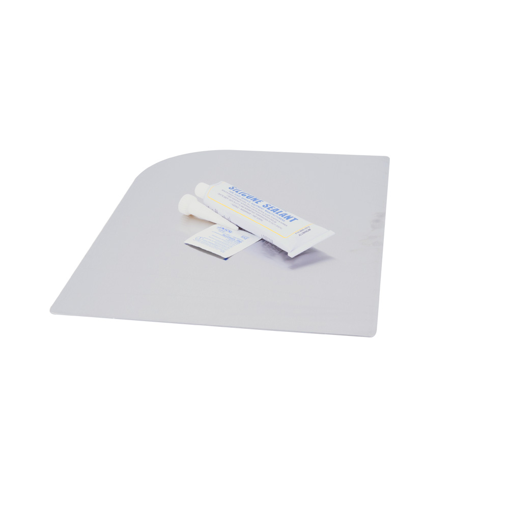 FMP 117-1472 14" x 10" Stainless Steel Left Hand Sink Side Splash Kit