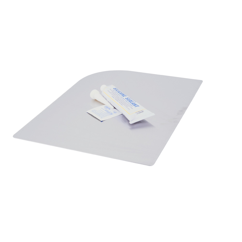 FMP 117-1472 14" x 10" Stainless Steel Left Hand Sink Side Splash Kit