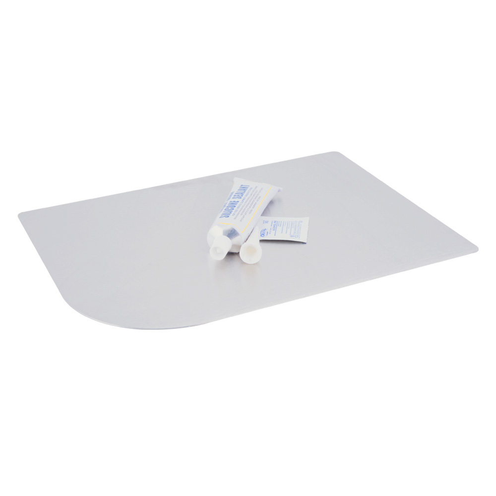 FMP 117-1472 14" x 10" Stainless Steel Left Hand Sink Side Splash Kit