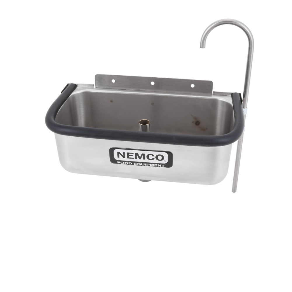 Nemco 77316-13A 12 3/4" Ice Cream Dipper Well and Faucet Set