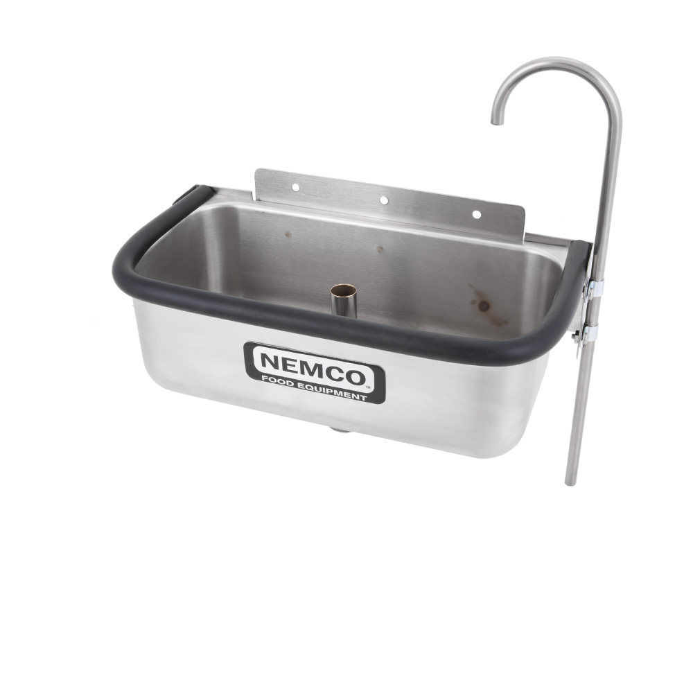 Nemco 77316-13A 12 3/4" Ice Cream Dipper Well and Faucet Set